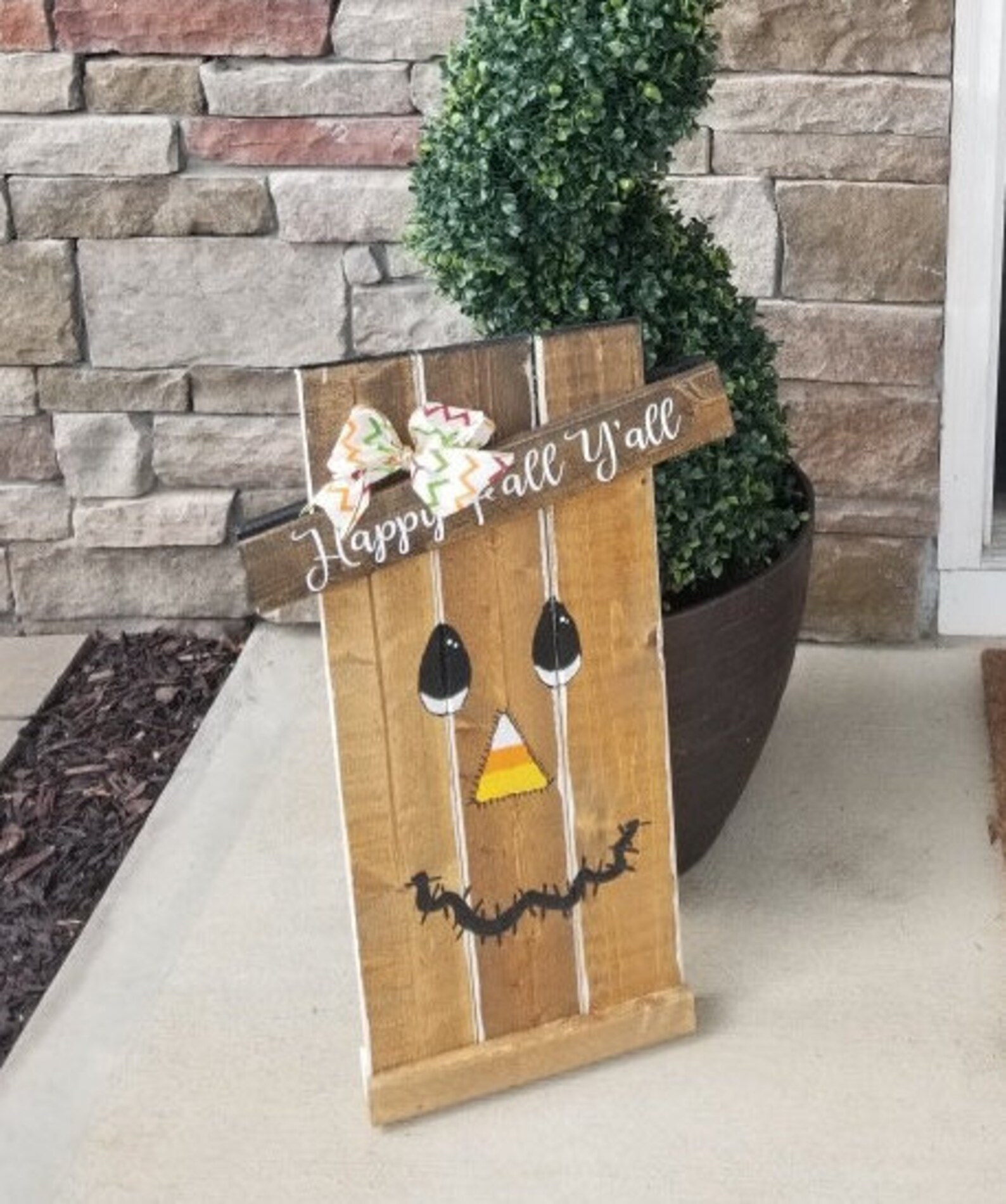 Scarecrow / Snowman Reversible / Rustic Wood / Plank Wood / - Etsy