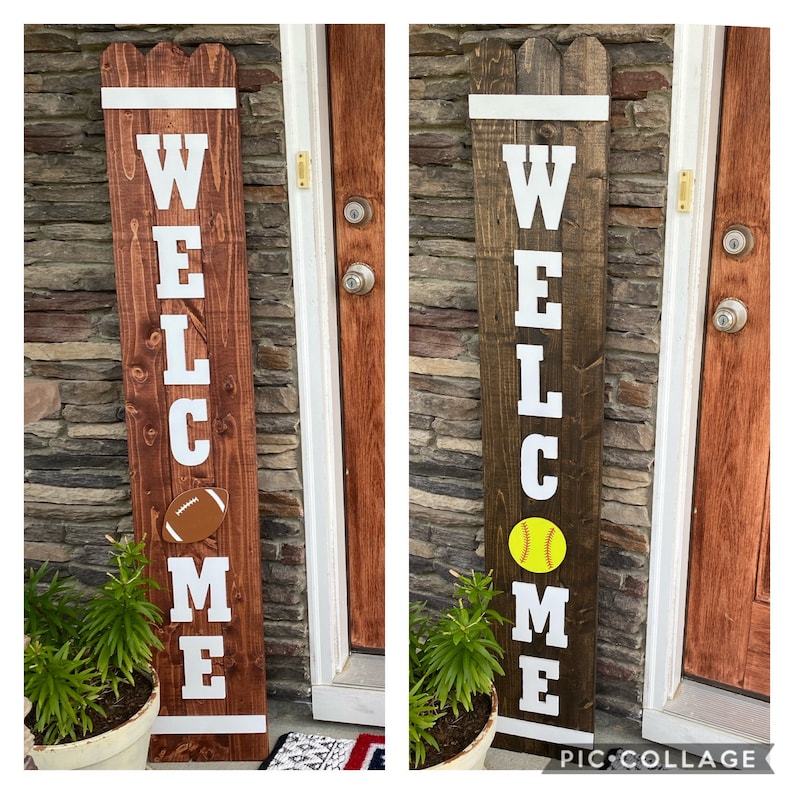 Welcome Interchangeable o / Front Porch Sign / - Etsy