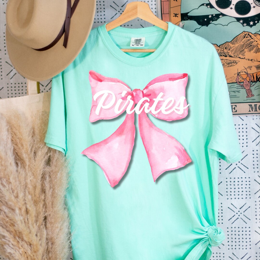 Preppy Bow Pirate Mascot PNG - Etsy