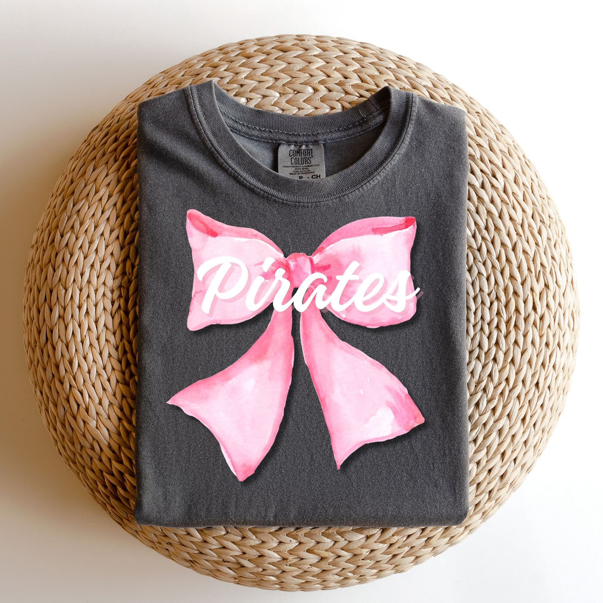 Preppy Bow Pirate Mascot PNG - Etsy