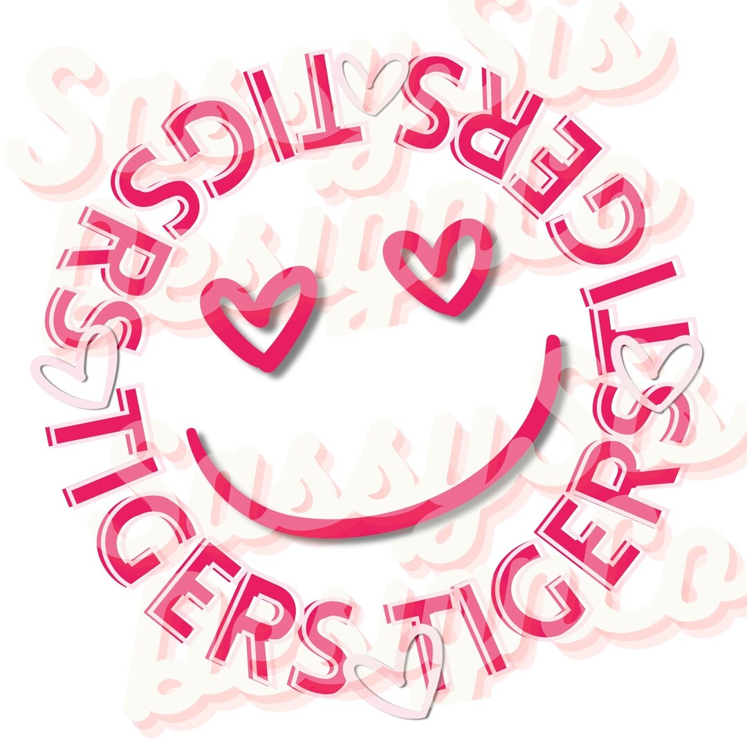 Smiley Tigers PNG - Etsy