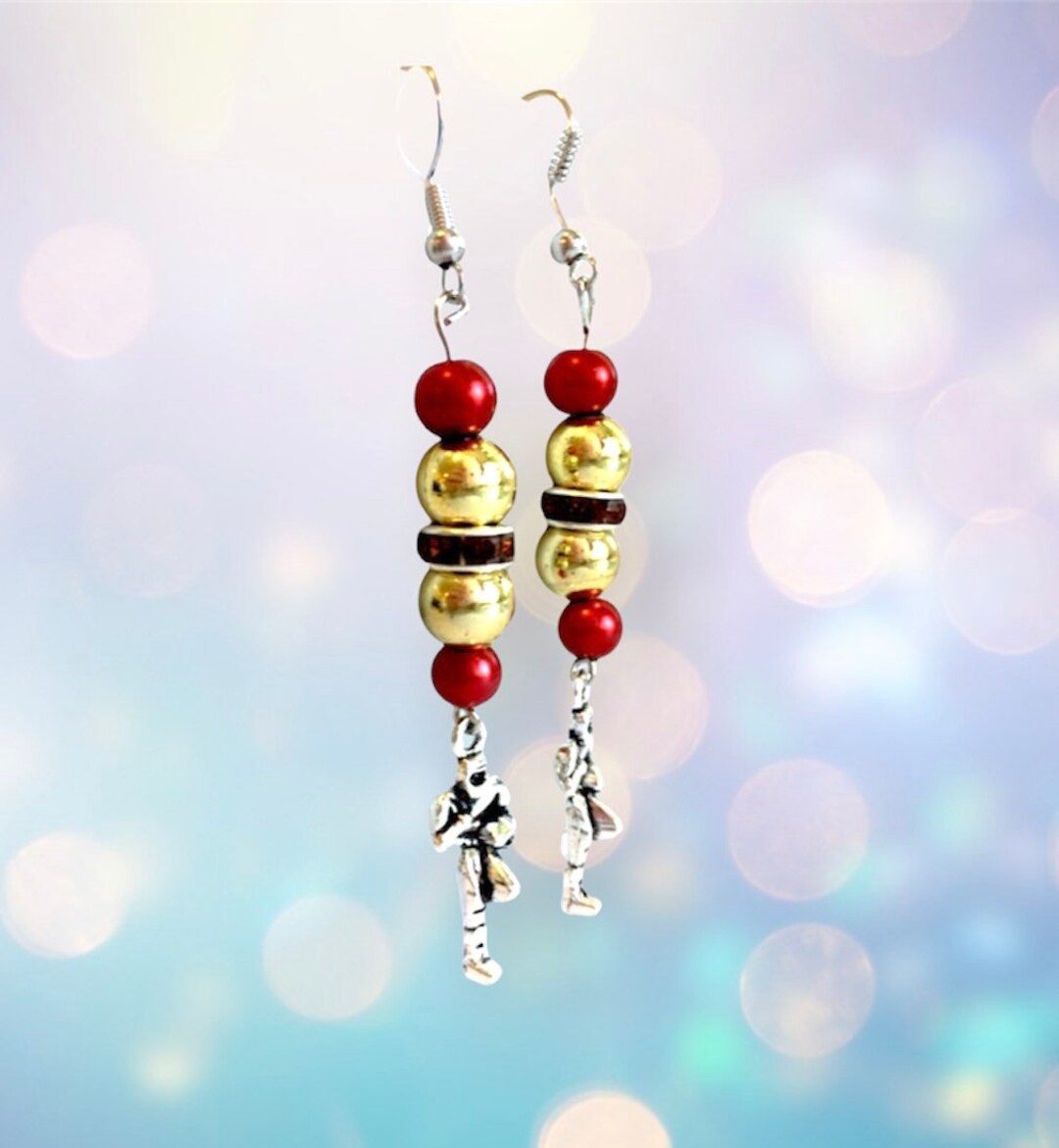 San Francisco 49ERS Handmade Earrings - Etsy