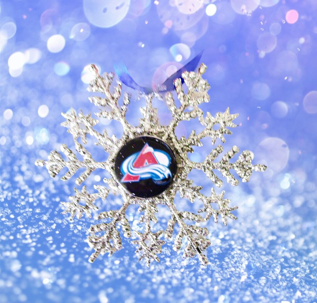 Colorado AVALANCHE Handmade Snowflake Ornament - Etsy