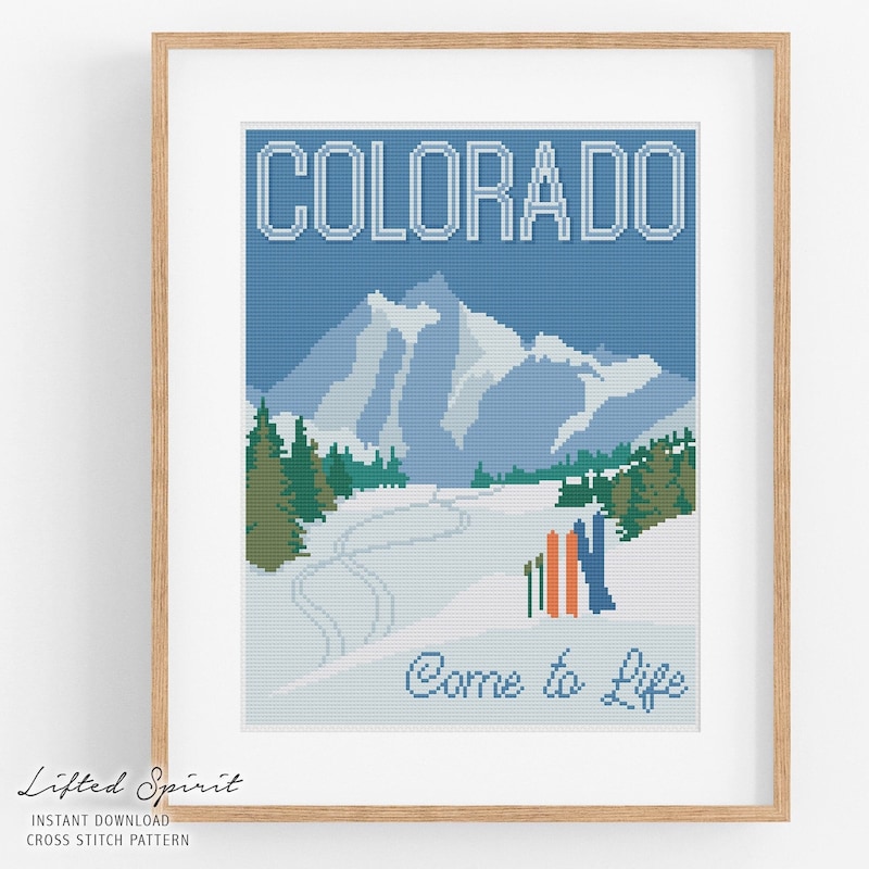 Colorado Cross Stitch - Etsy