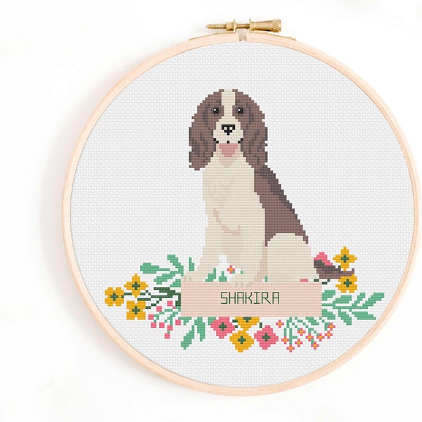 Spaniel Cross Stitch - Etsy