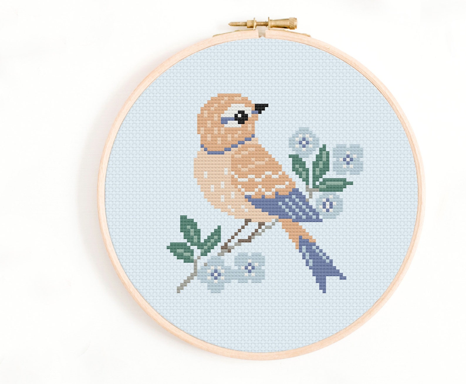 Birds Cross Stitch Set of 4 Cross Stitch Patterns Spring | Etsy