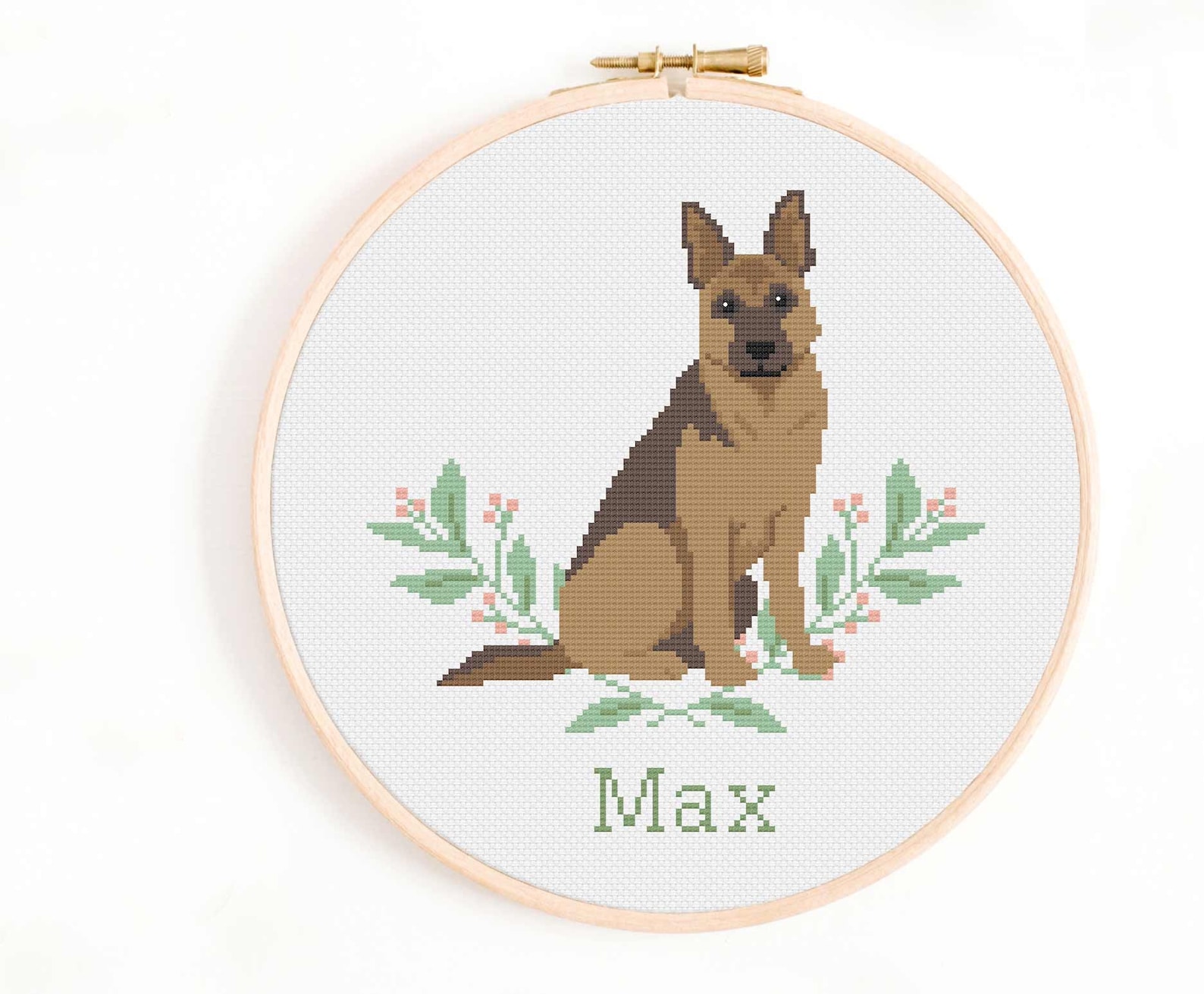 German Shepherd Cross Stitch Pattern Personalise Your Own - Etsy