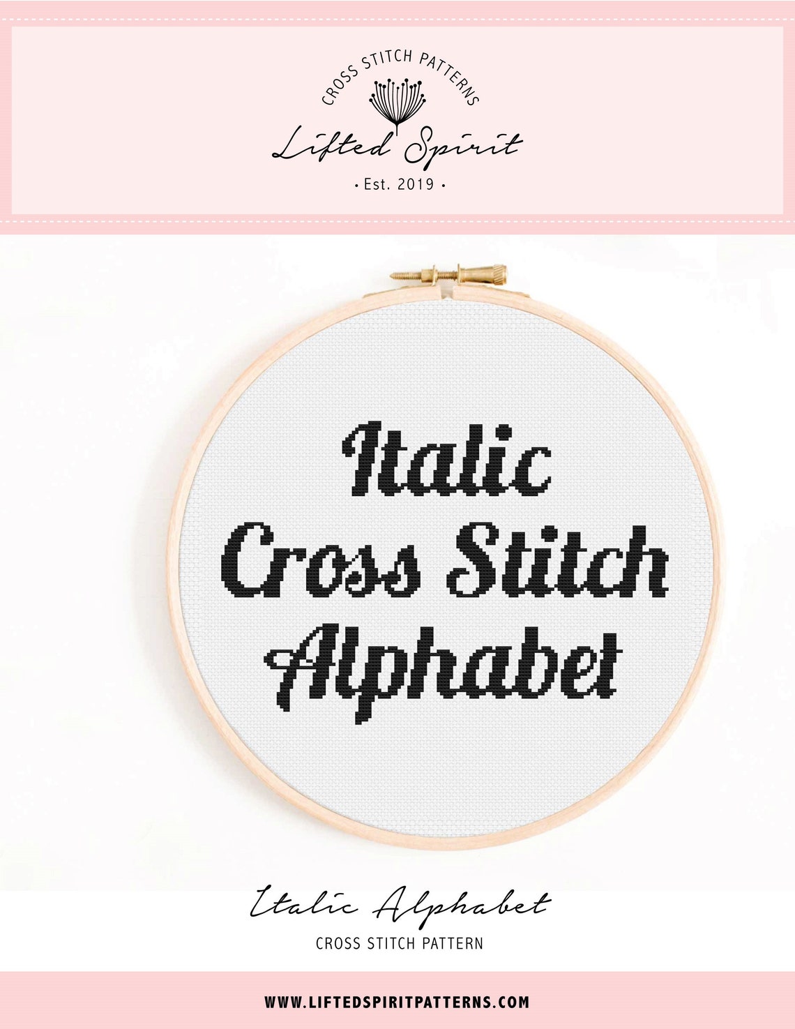 Carousel Name Sign Cross Stitch - Carousel Cross Stitch Pattern With ...