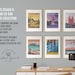 Vintage Outer Banks Cross Stitch Pattern: North Carolina Travel Poster ...