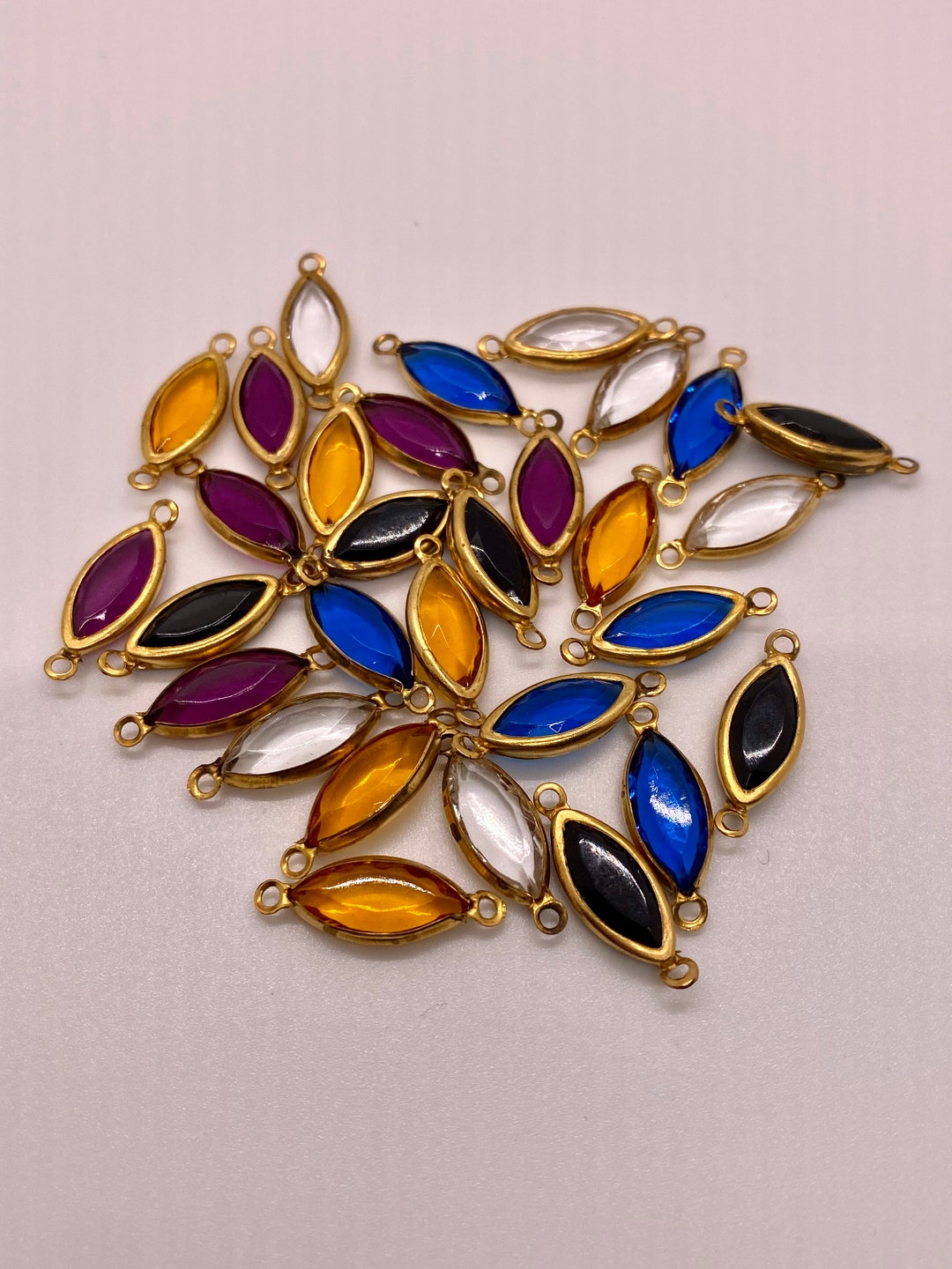 Vintage Channel Cut Beads - Etsy