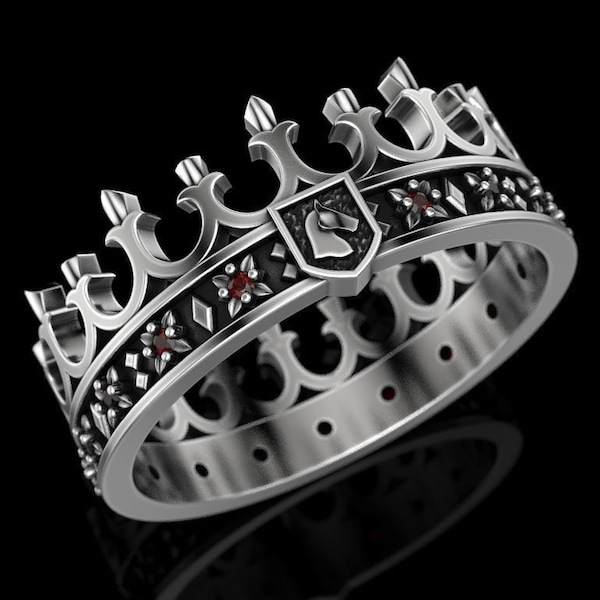 Crown Ring - Etsy