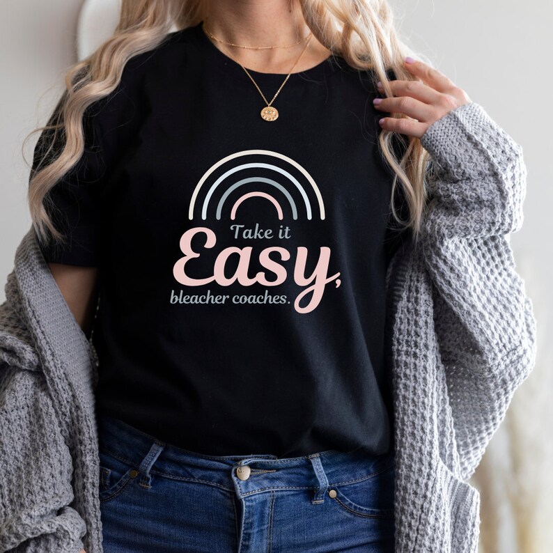 Take It Easy Bleacher Coaches SVG Shirt Mug Coach's Wife - Etsy