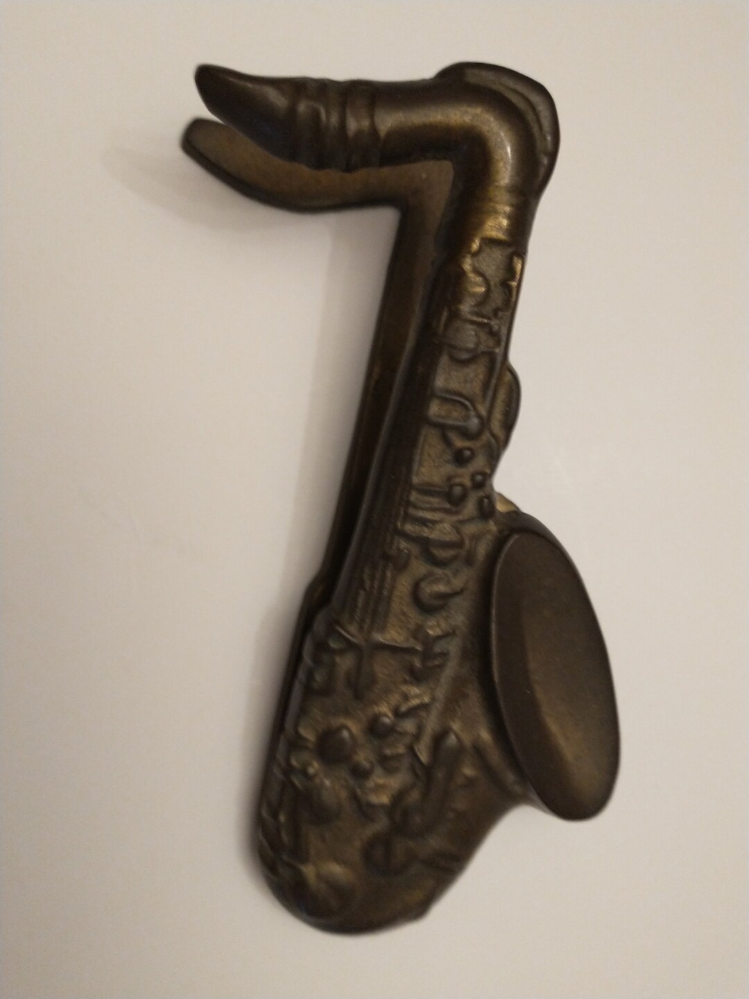 Vintage Brass Paperweight and Paper Clip Saxophone Shaped by Penco - Etsy