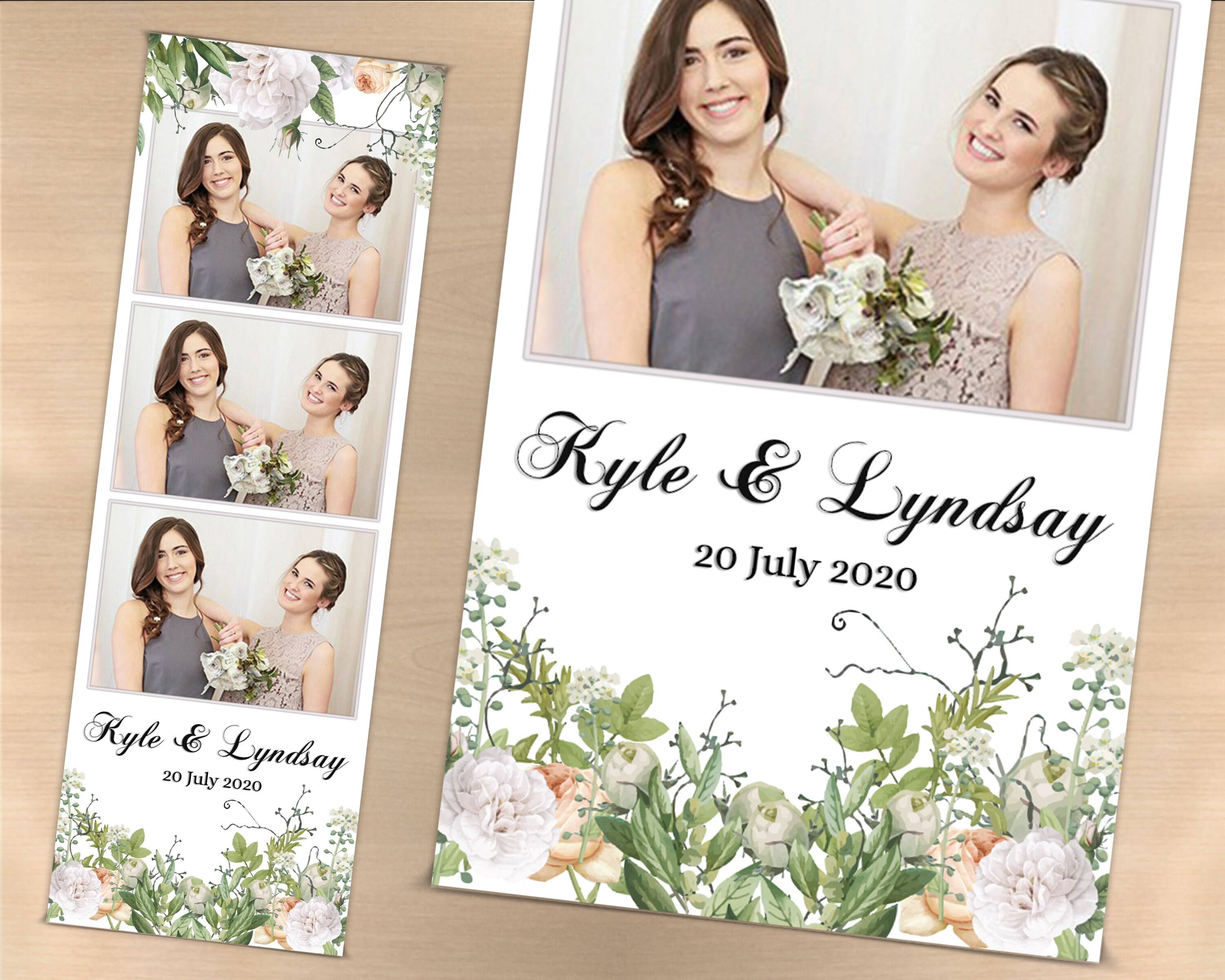 Wedding Bridal Shower Sweet 16 Floral Anniversary Photo Booth | Etsy