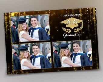 Graduation Photo Booth Template CSF Titians PSD PNG Easy - Etsy
