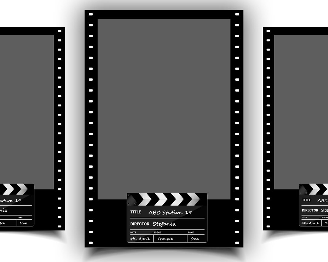 Camera Roll Frames Photobooth Template, Birthday, Party, Wedding ...