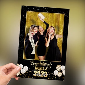 Graduation Photobooth Template, Class of Photo Booth Template, Mirror ...