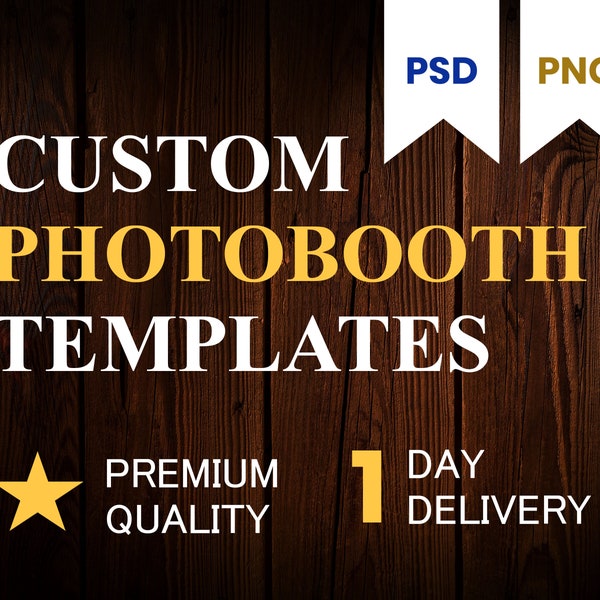 Wood Photo Booth Touchpix Template - Etsy