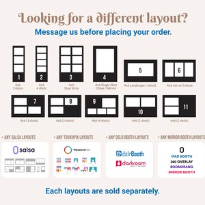 Graduation Prom Photobooth Template, Grad Party Photo Booth Class of ...