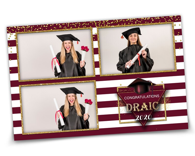 Photobooth Template Graduation Ceremony 4x6 Photobooth - Etsy