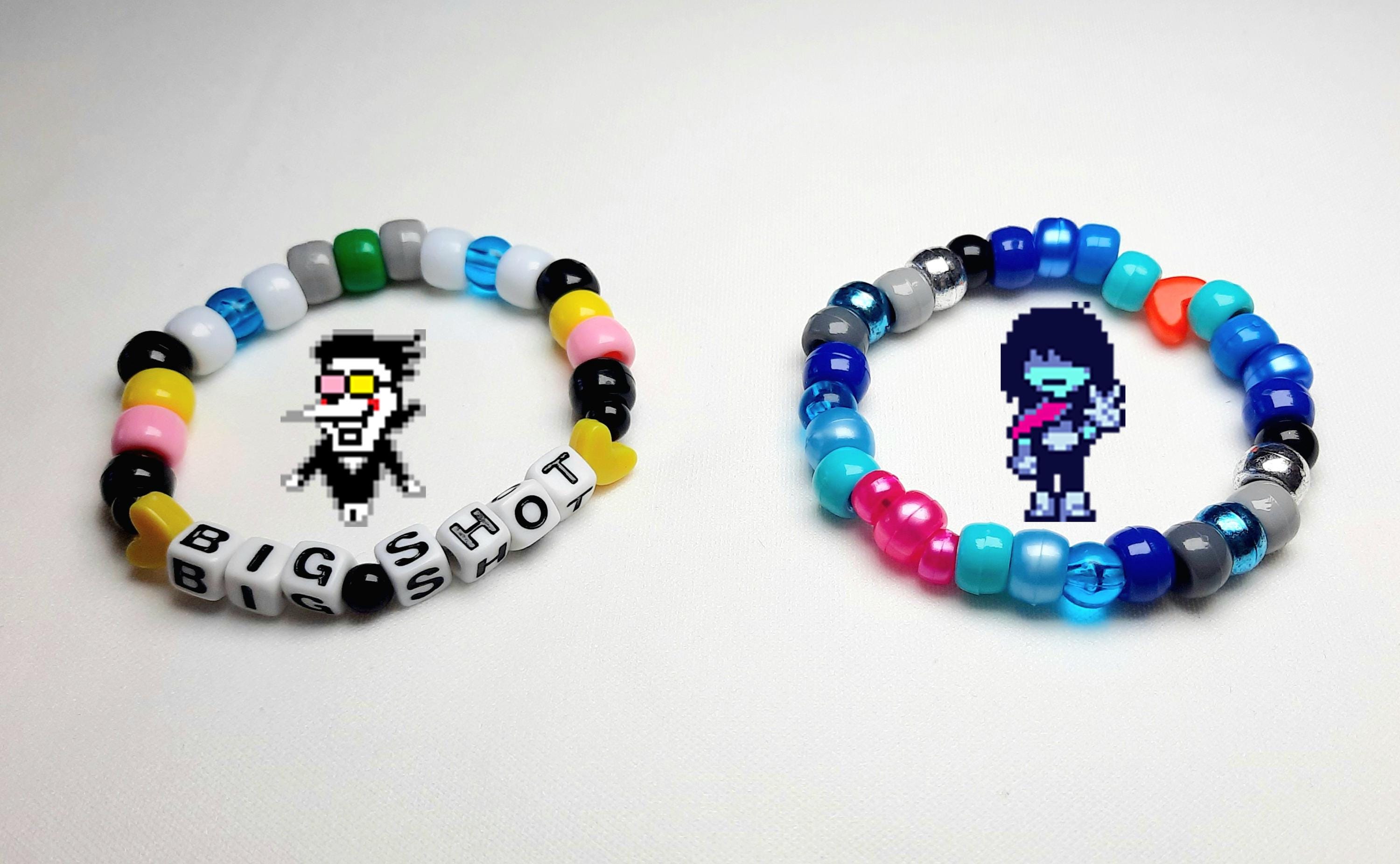 Deltarune (chapter 1, 2, 3, 4) Kandi Bracelets | UNDERTALE Kris Ralsei ...