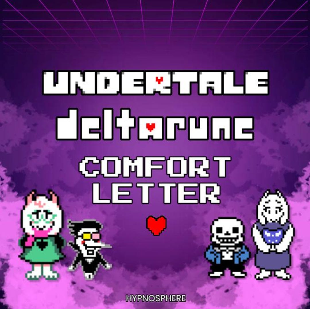 Custom Undertale/deltarune Character Letter (PDF Digital Delivery, 500 ...