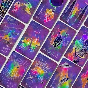 Cosmic Waste Tarot Rainbow Tarot Tarot Deck PREORDER - Etsy