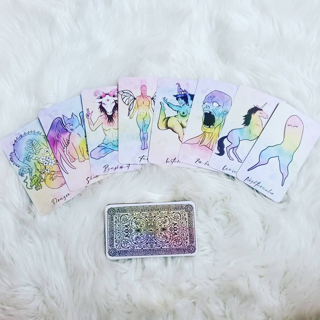 WHOLE SALE Mystic Garbage Oracle Rainbow Tarot Tarot Deck - Etsy