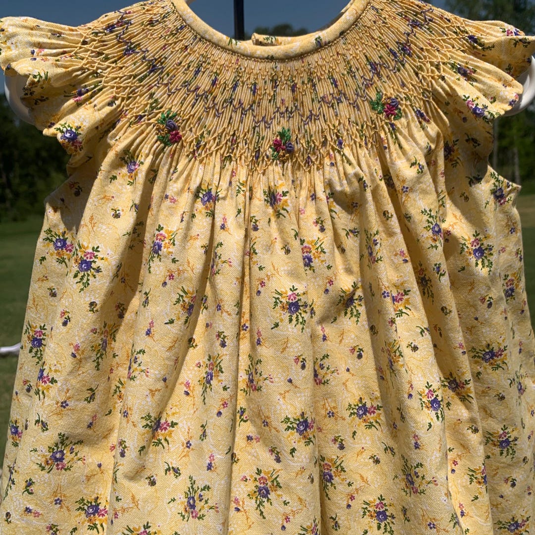 Vintage Calico Yellow Bishop - Etsy