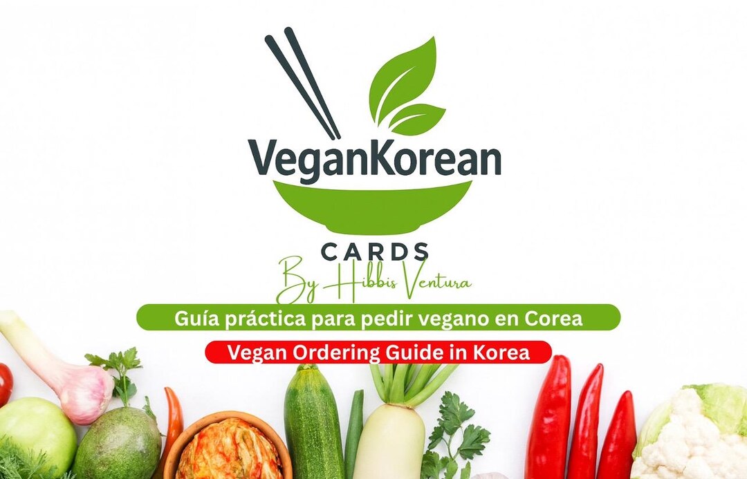 Vegan Korean Food Ordering Cards - Etsy