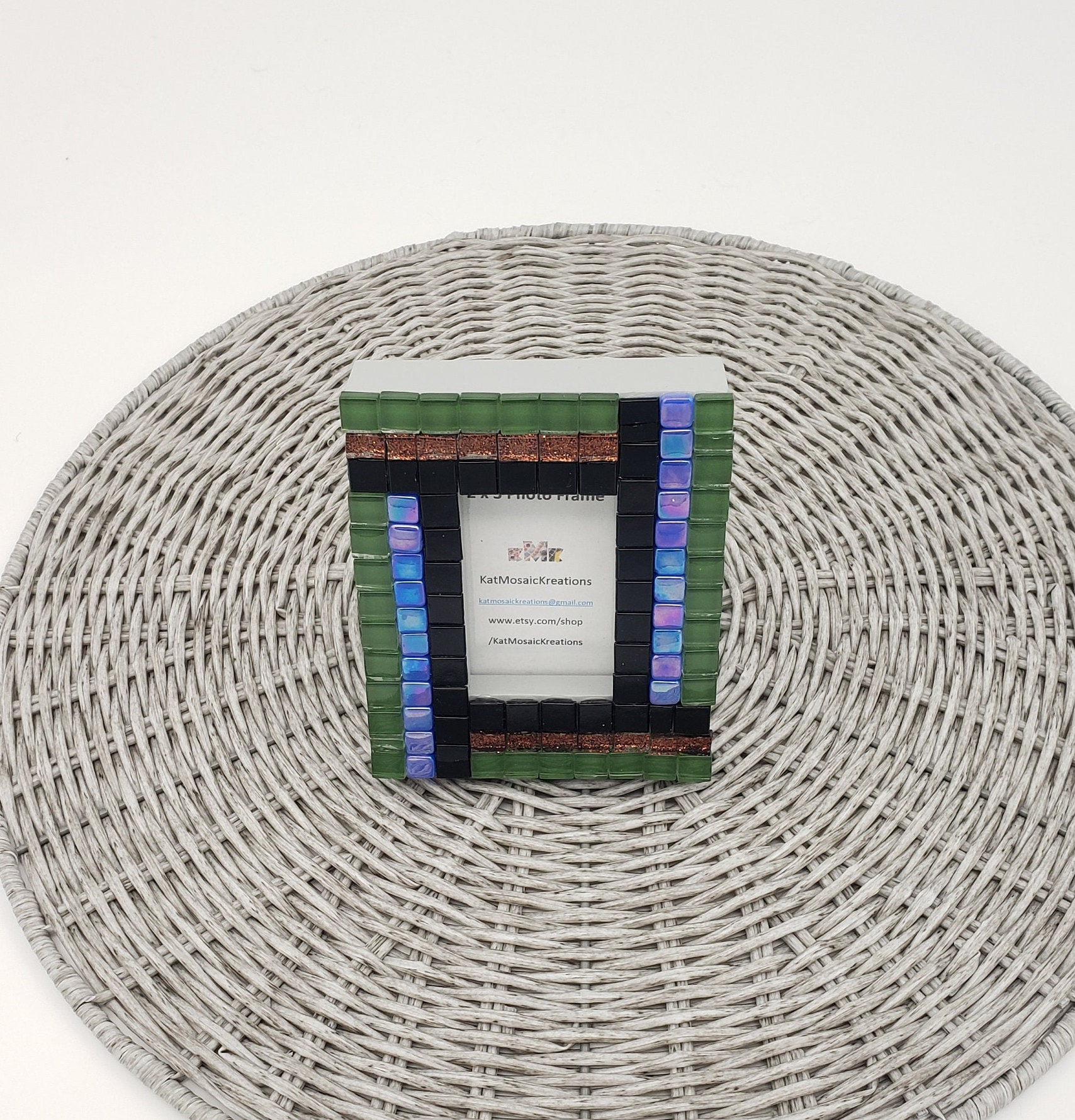 Mini Picture Frame Small Photo Frame Mosaic Picture Frame | Etsy