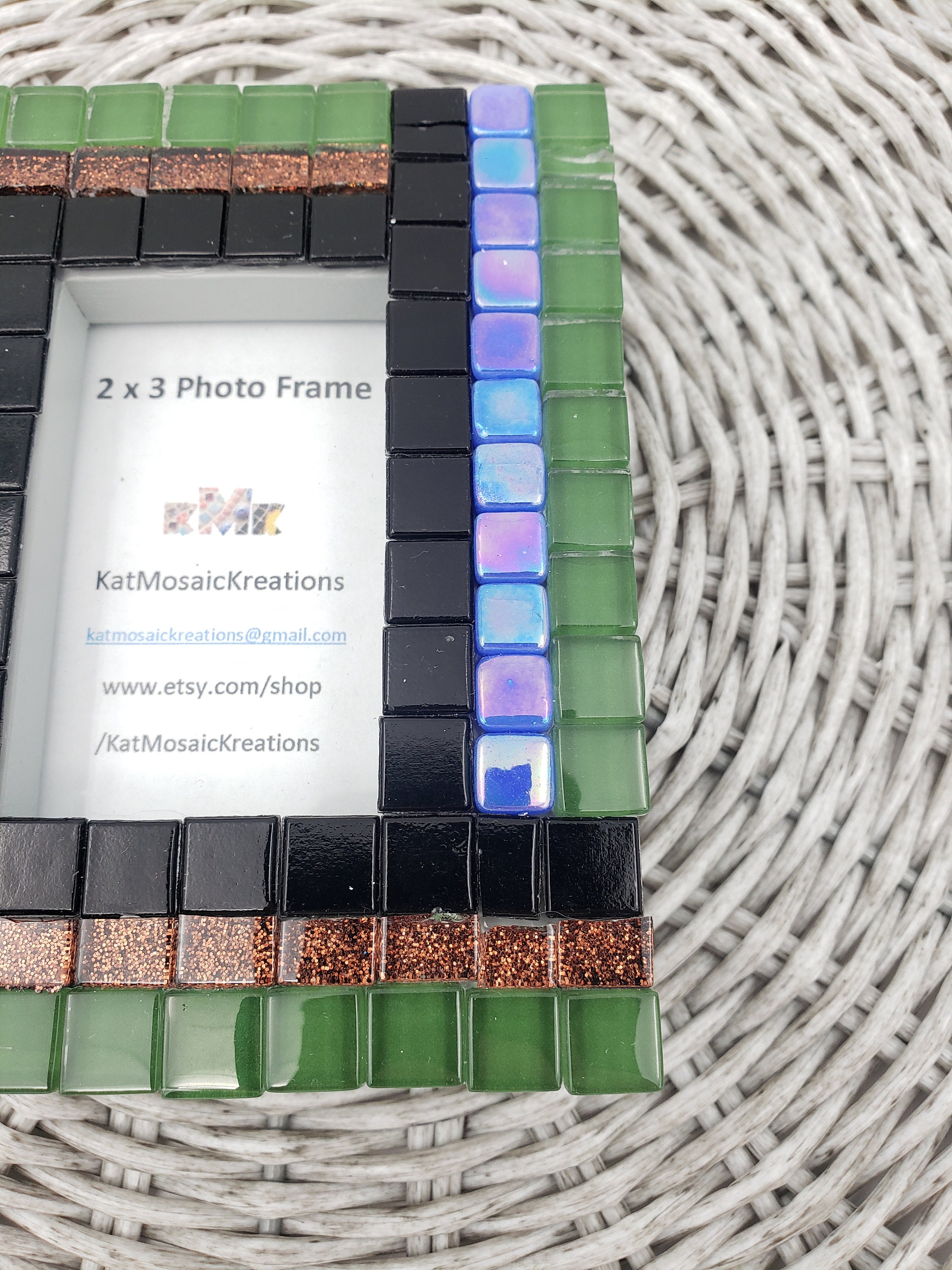 Mini Picture Frame Small Photo Frame Mosaic Picture Frame | Etsy