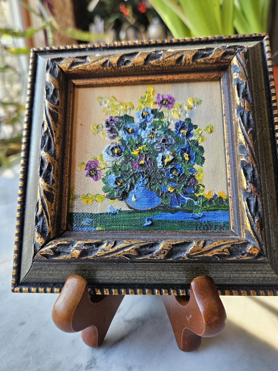 Original Artwork Irene Rozek Still Life of Flowers Oil Painting - Etsy
