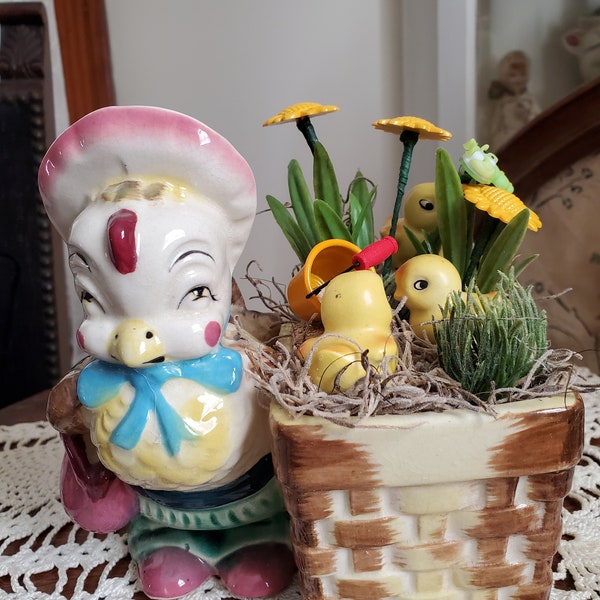 Hen Planter - Etsy