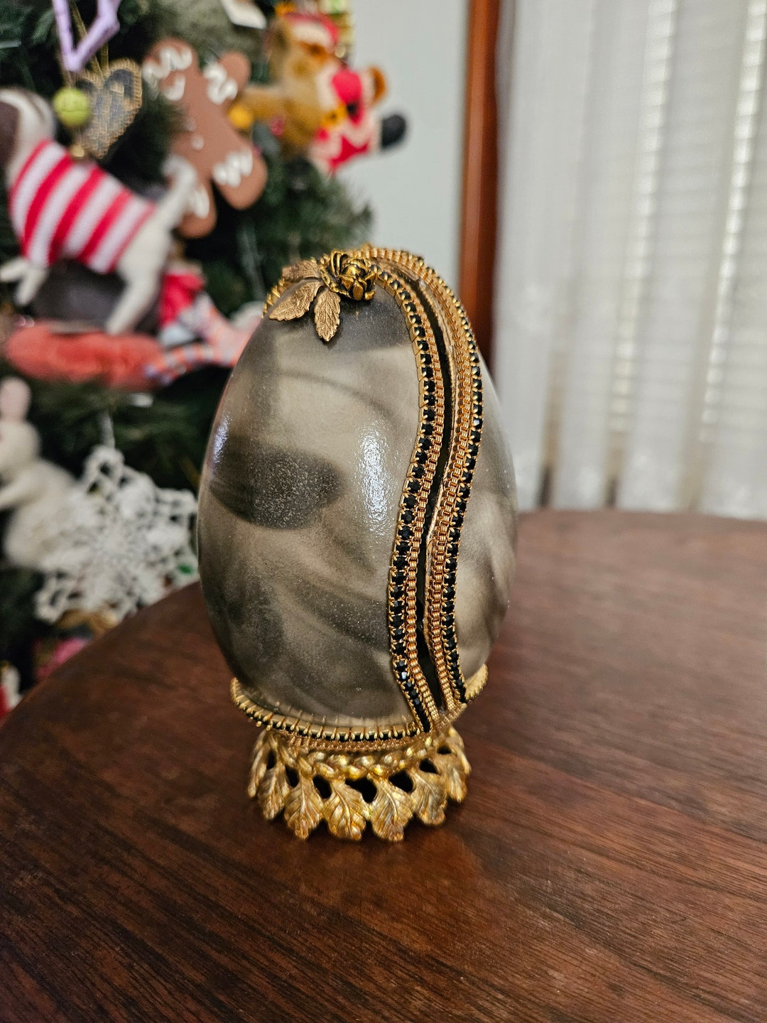 Decorated Goose Egg Diorama With Asian Woman - Etsy