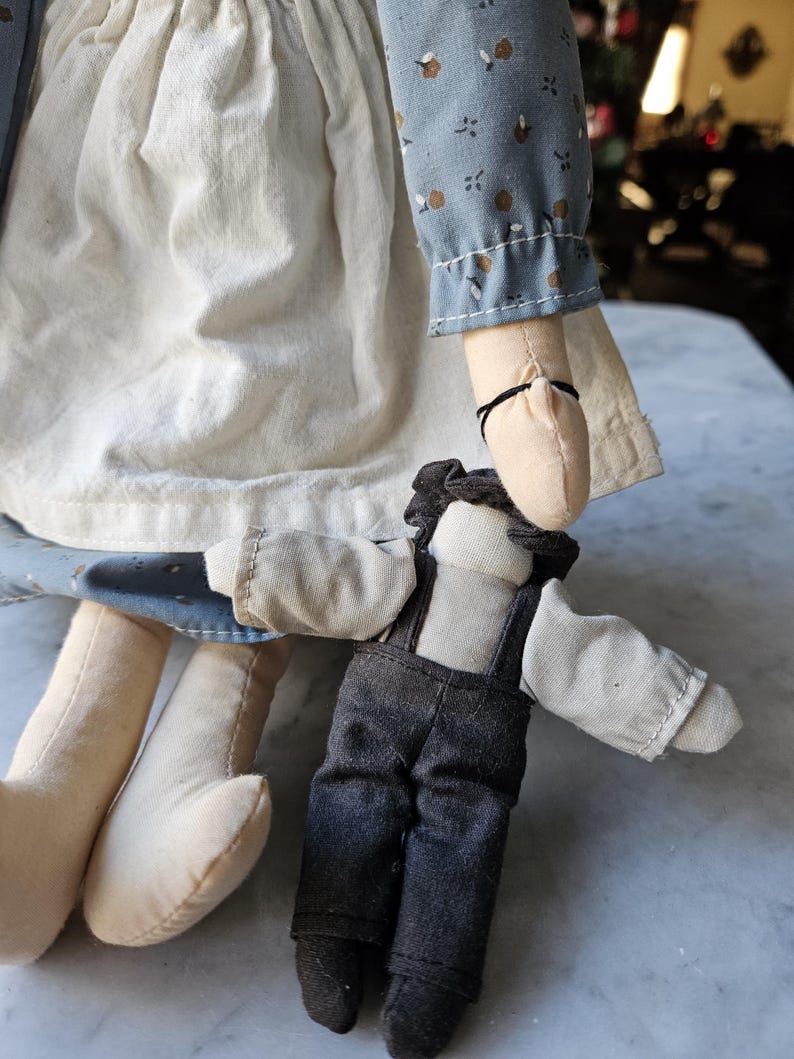 Handcrafted Amish Girl Child Doll - Etsy