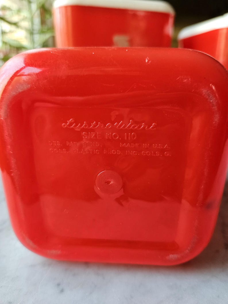 Retro Lustro Ware Cannister Set - Etsy