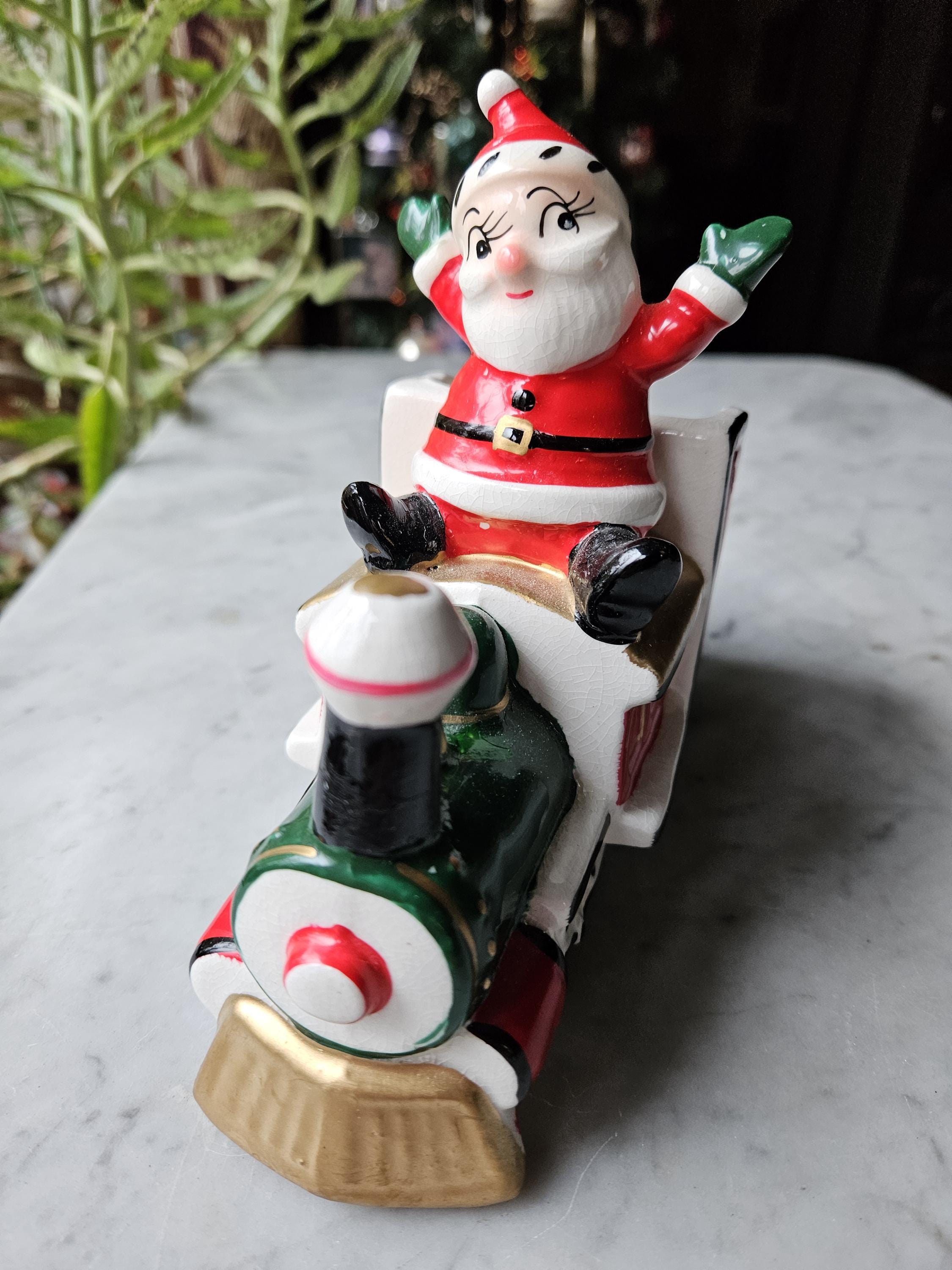 Retro Santa Express Train Planter by Holt Howard - Etsy