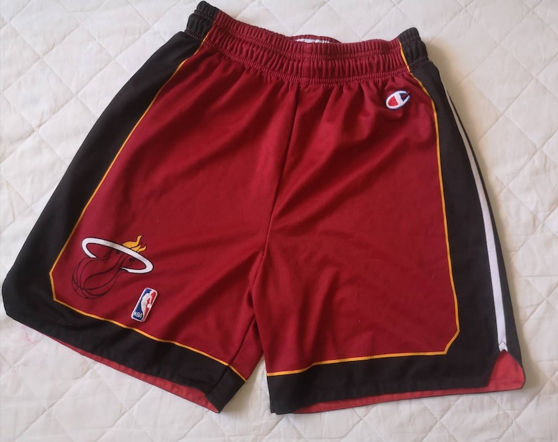 Authentic Shorts Miami Heat NBA Champion Vintage | Etsy