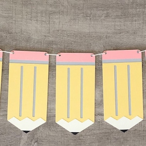 Custom Pencil Banner, Back to School Banner, Classroom Decor ...