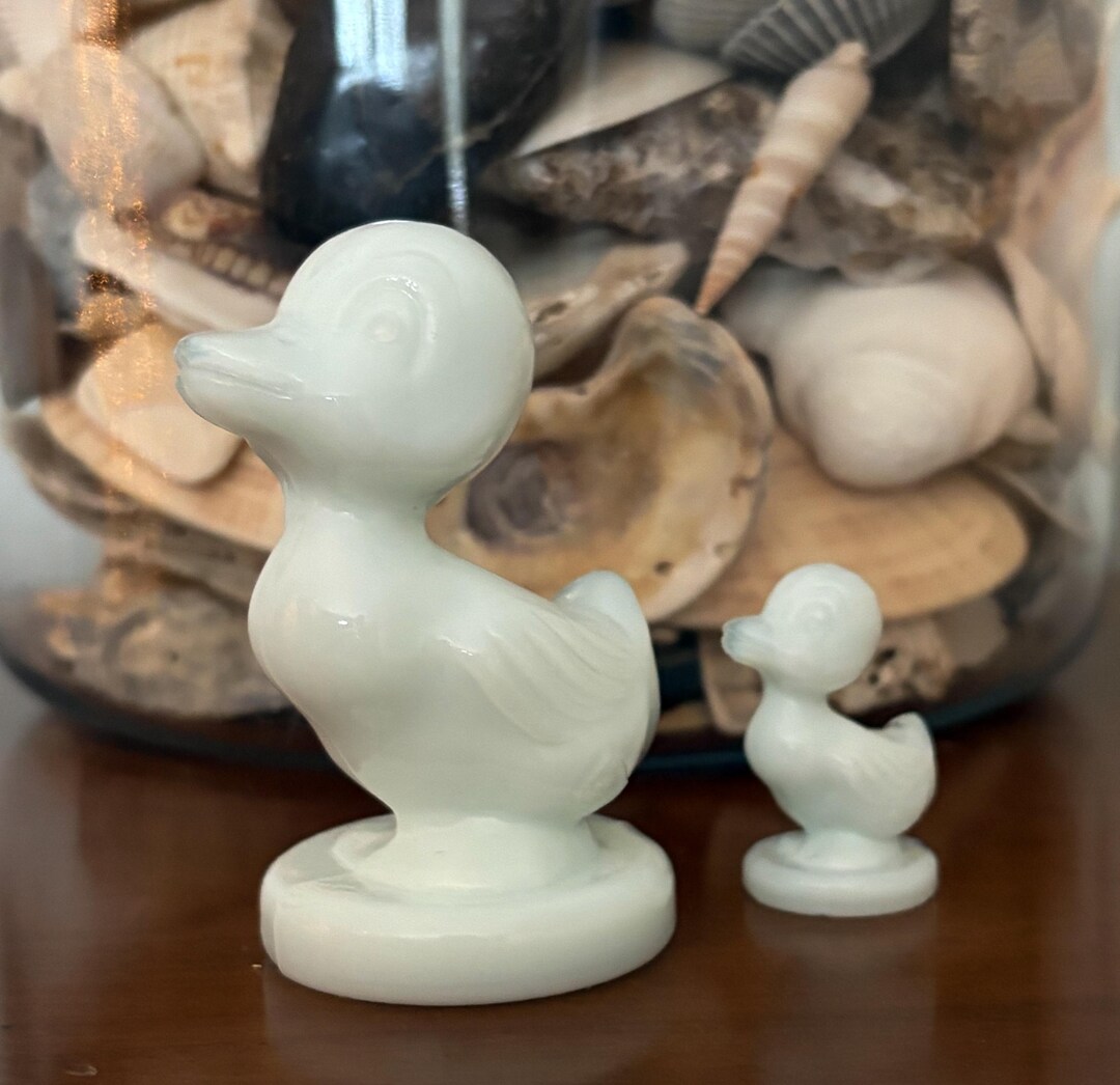 Boyd Glass Debbie Duck and Duckling - Etsy