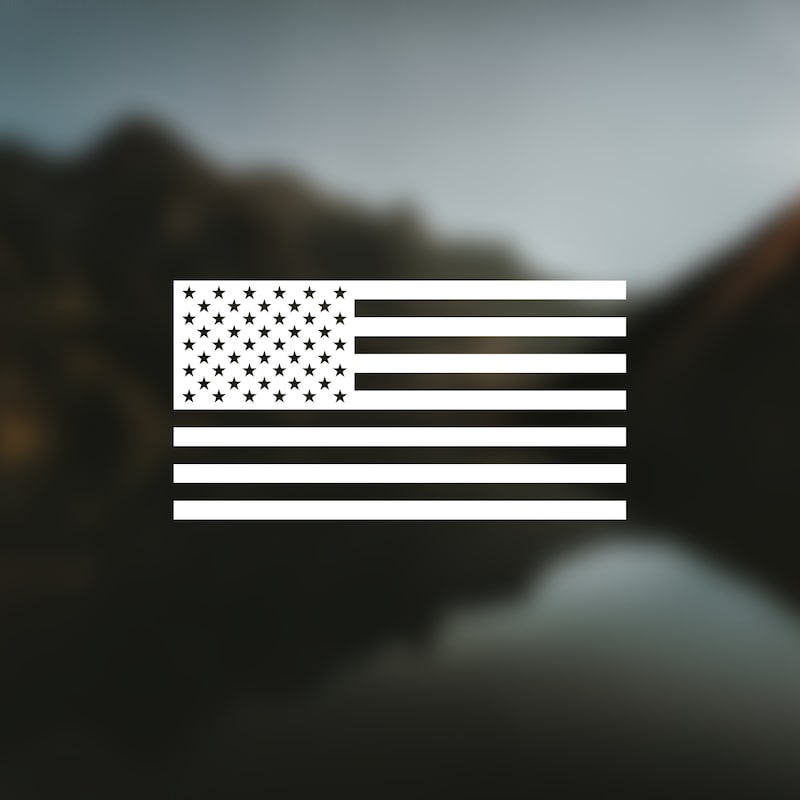 American Flag Decal - Etsy