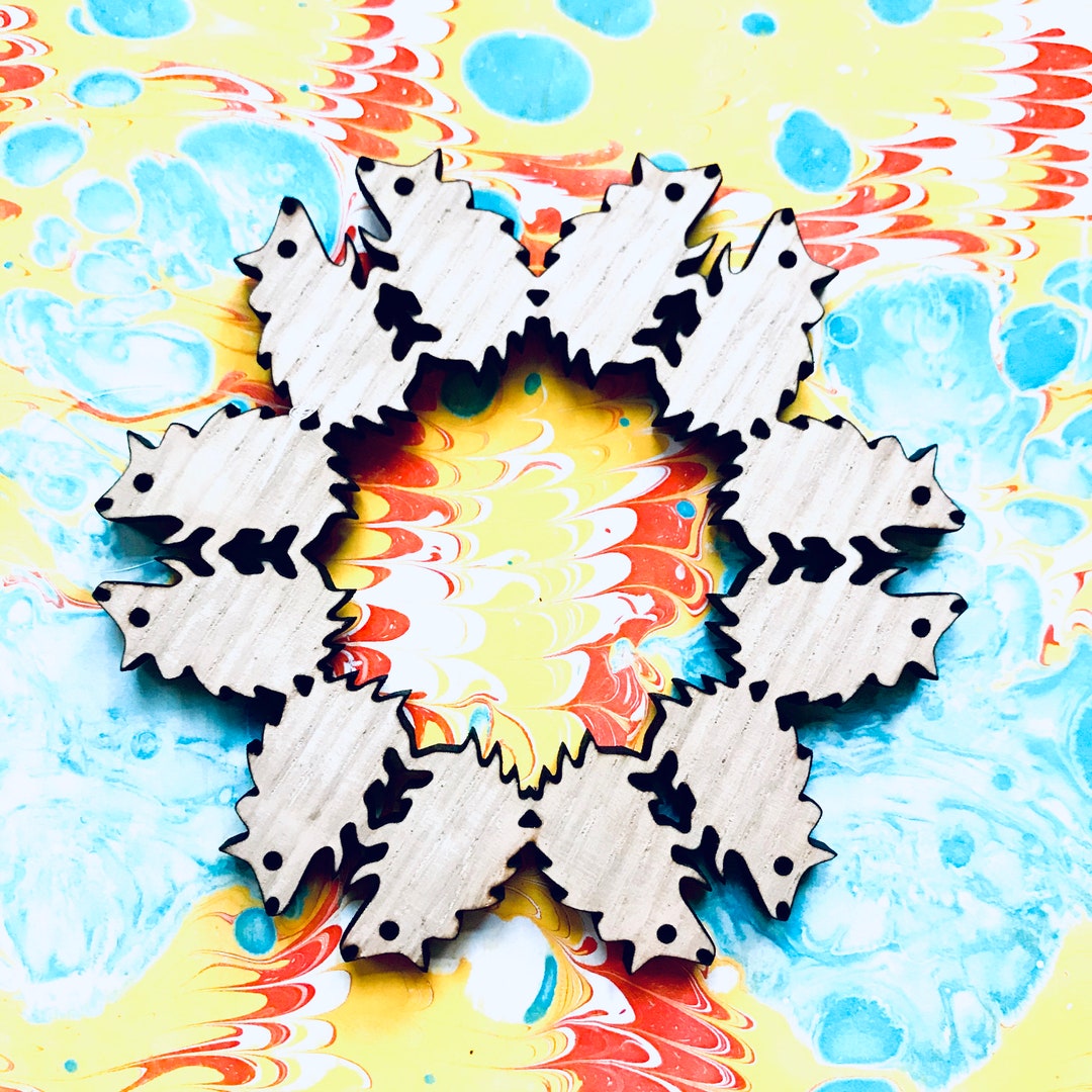 Hedgehog Snowflake Ornament - Etsy