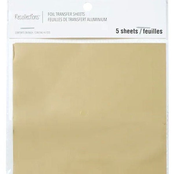 Foil Transfer Sheets - Etsy