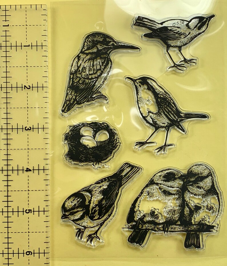 Bird Swallow Clear Silicone Stamps DIY Embossing Planner - Etsy