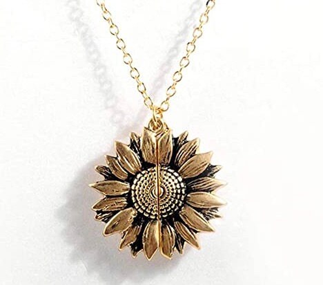 You Are My Sunshine Engraved NECKLACE Inspirational Sunflower - Etsy