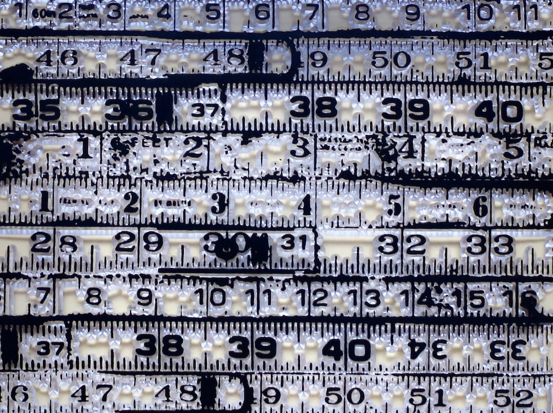 Ruler Measure Stamp Clear Stamp - Planner, Journal, Craft, Scrapbooking ...