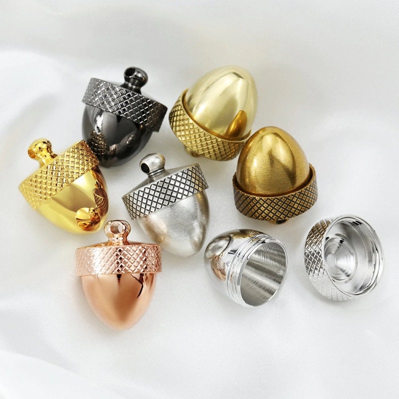 Brass Acorn - Etsy