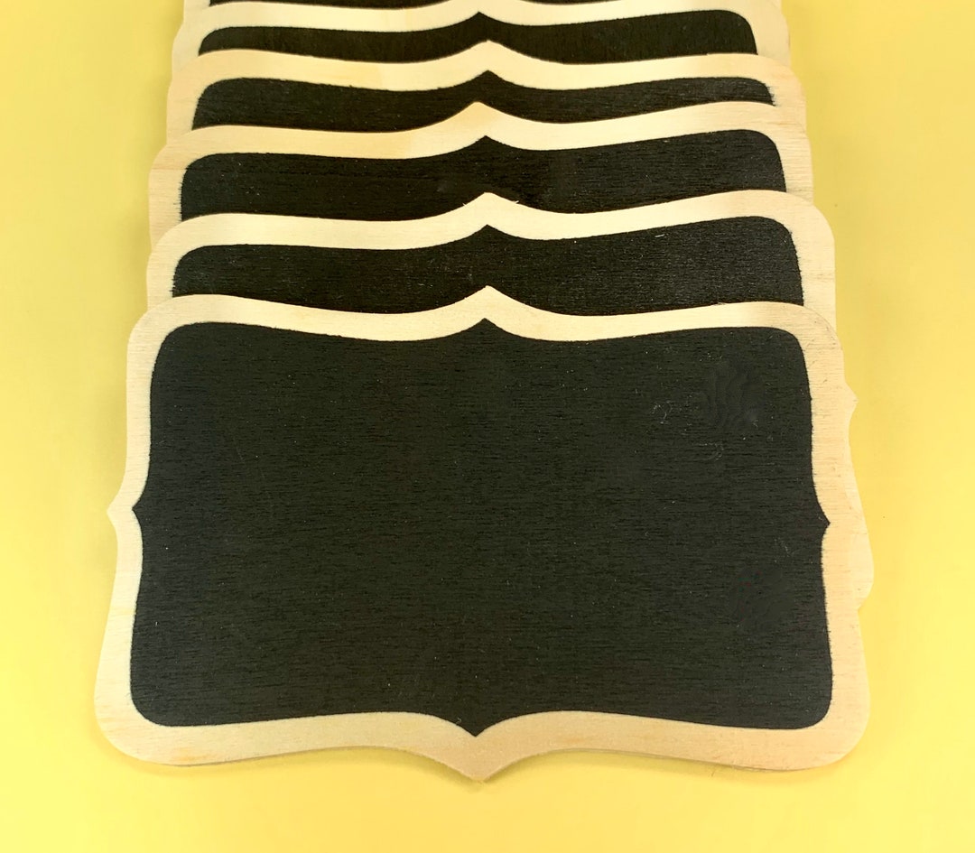 Chalkboard Editable Wood Labels, Chalkboard Party Tags, Chalkboard Baby ...