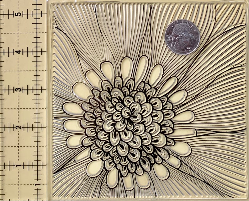 Large Flower Burst Clear Stamp Set Planner, Journal, Craft ...